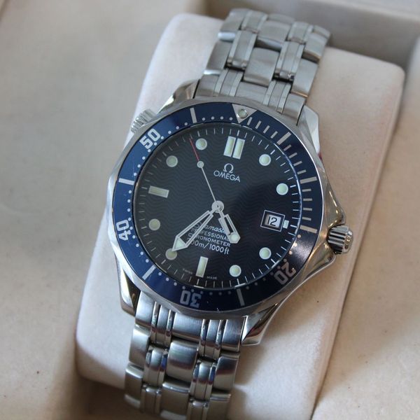 Omega Seamaster Pro SMP 2531.80 Blue Wave Dial Full Size 41mm Auto ...