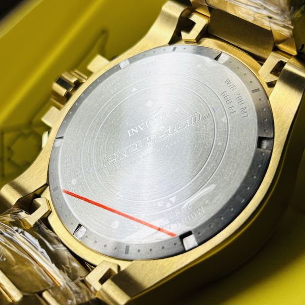 Invicta Excursion Chronograph Gold Tone Watch-REF.20828-NWT,#143 ...