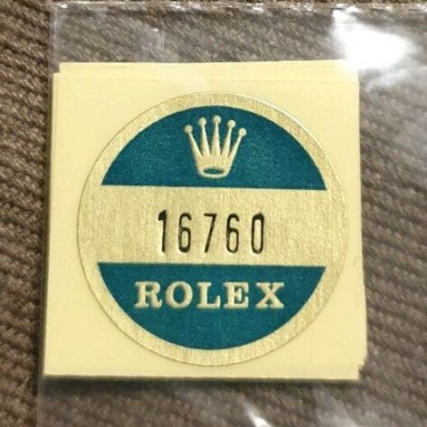 C) 16760 Rolex vintage GMT master Sticker Aufkleber Etiqueta Adhesivo ...