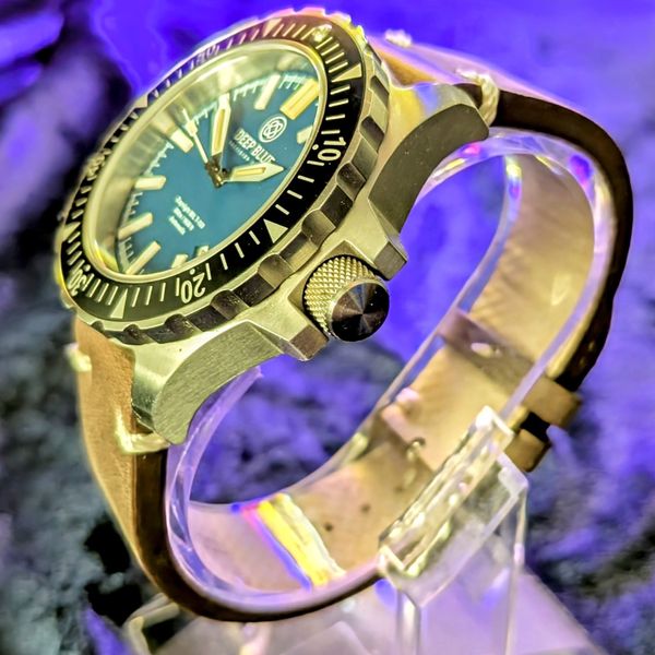 Deep Blue Precision Diver Daynight Watch. Full Set. Excellent Condition ...