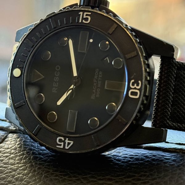 RARE Resco Black Frog Gen 2 OG dial full kit Automatic | WatchCharts UK