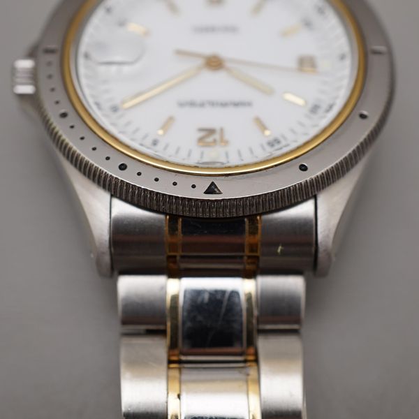 [WTS] Vintage Hamilton 9774 White Dial Two Tone Sub 660Ft Quartz Watch ...