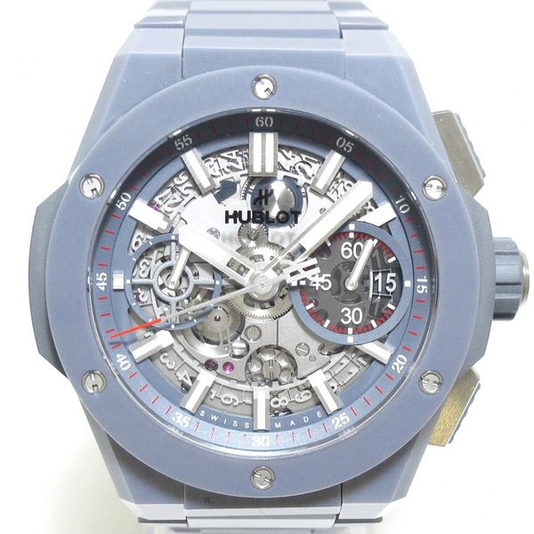 [New] [Used] HUBLOT Big Bang Integral Gray Ceramic Wrist Watch Back ...