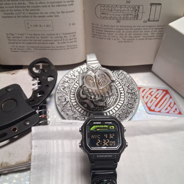 Casio Modded Custom Ws1600 Negative Display,hydro Mod , CoIor Mod 006 ...