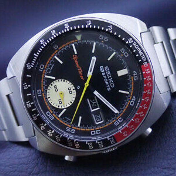 Vintage Seiko 6139-60032 SpeedTimer Automatic Chronograph Mens Watch ...