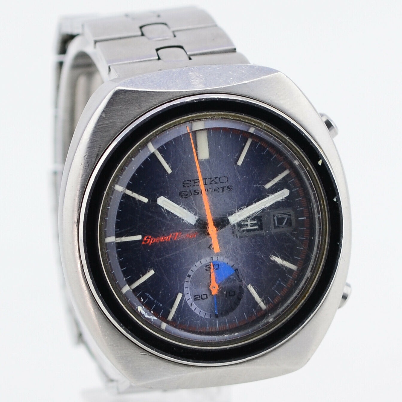 G986 Vintage Seiko 5 Sports Speedtimer Chronograph JDM Watch RARE 6139 ...