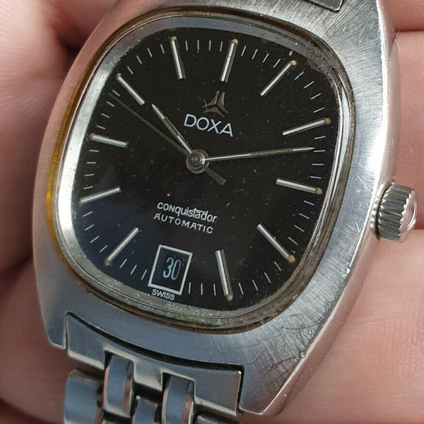 Vintage Doxa Conquistador Automatic Watch - cal. ETA 2783 (Synchron 58 ...