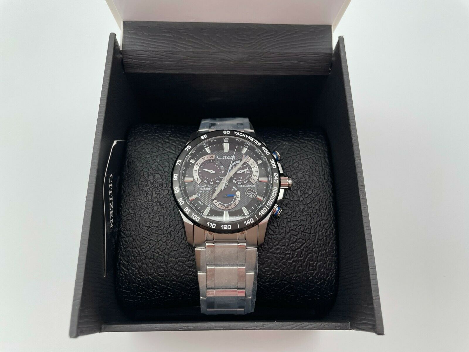Citizen eco-drive titanium chronograph CB5908-57E Brand New | WatchCharts