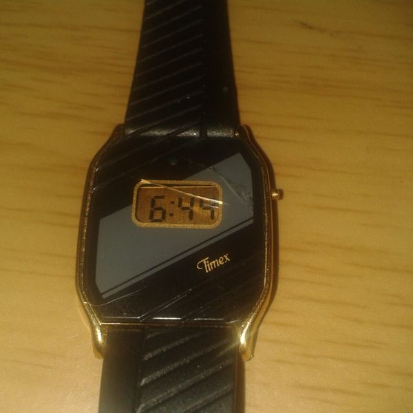 Vintage Timex digital ladies watch. DAMAGE GLASS. (D27b) | WatchCharts ...