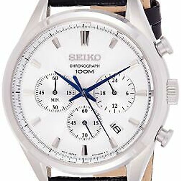 Seiko Chronograph Silver Dial Men's Watch SSB291P1 | WatchCharts ...