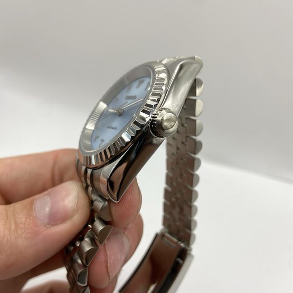 Mens Light Blue Seiko Mod Watch | WatchCharts Marketplace