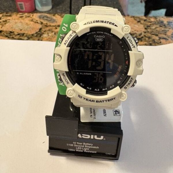 Casio AE1500WH-8B2V, Chronograph Watch, Illuminator, 5 Alarms, 10 Year ...
