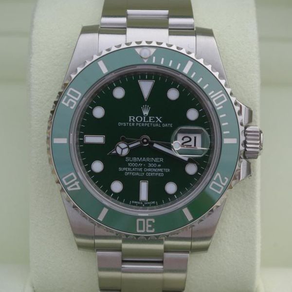 FSOT: BNIB Rolex Submariner Ceramic **HULK** 116610LV Random Serial **U ...