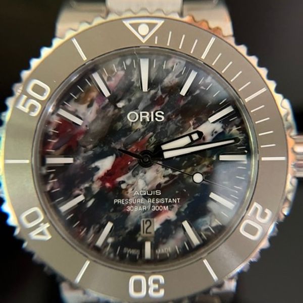 Oris Aquis Date Upcycle - Multicolored Dial | WatchCharts Marketplace
