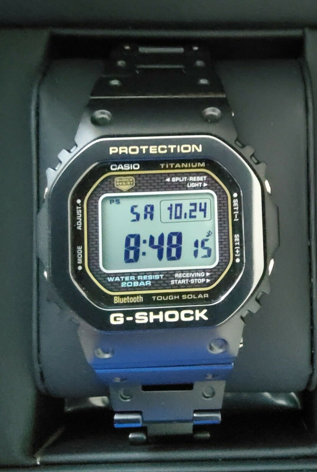 Casio G-Shock Origin Full Titanium Radio Solar Bluetooth Watch GMW ...