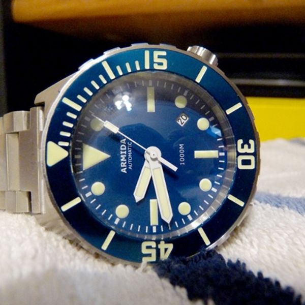 **SOLD** FS: Armida A1 Superdome - Blue Dial/Face | WatchCharts Marketplace