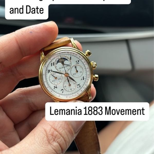 1985 Ed. Heuer & Cie 188.205 125th Anniversary Triple Chronograph with ...