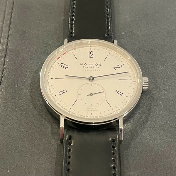 Nomos TANGENTE NEOMATIK 41 Reference 180 - White Dial 41mm Stainless ...