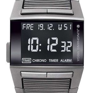 Junghans Mega 1000 Mit neun Armband Leder und Batterie Tolles Teil ...