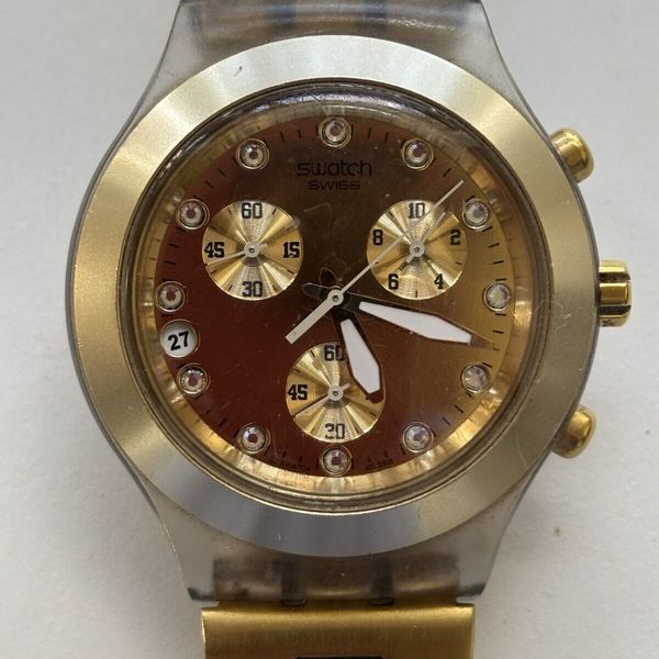 Swatch Irony Diaphane Swiss Watch AG 2005 Small Band Wrist 6 ...