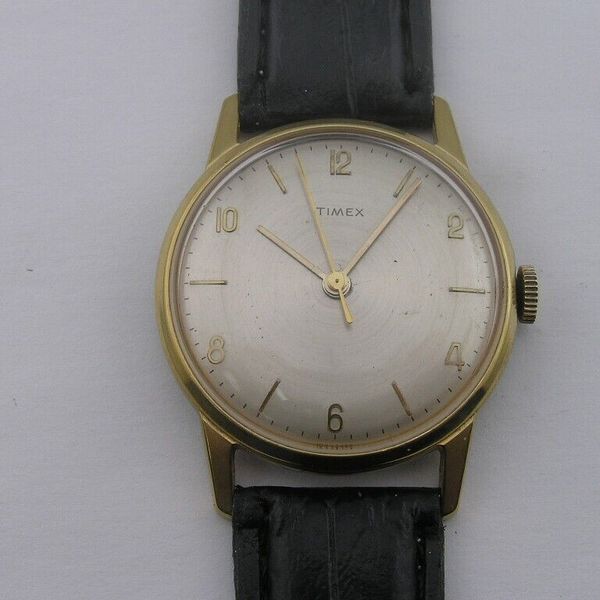 Vintage Timex Watch 1963 Gold Color Working | WatchCharts Marketplace