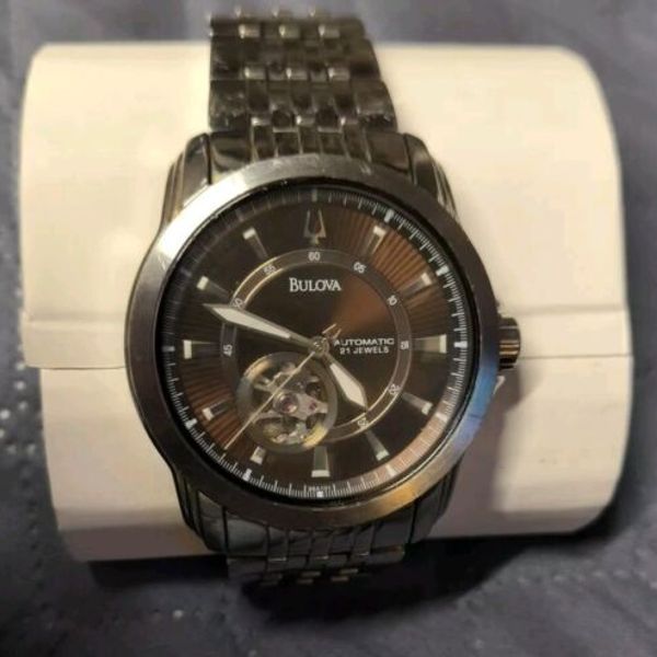 BULOVA Automatic 21 Jewels Skeleton Subdial Men's Watch C877597A ...