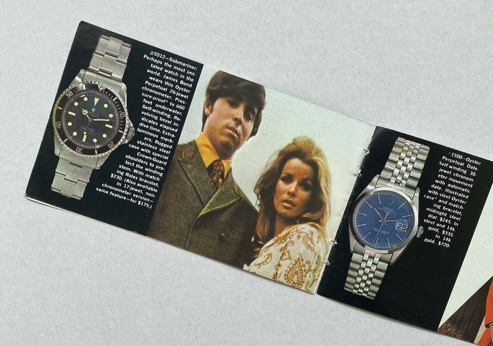 1960's Vintage Rolex Catalog Booklet Brochure 1002 1601 1675 5512 ...