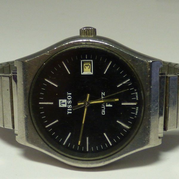 Vintage Tissot F1 Quartz Men's Steel Watch on Steel Bracelet ...