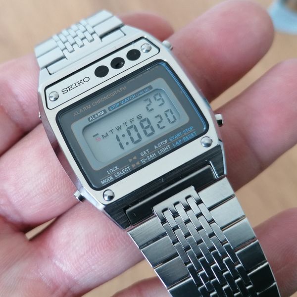 Vintage Seiko Digital Lcd Watch Japan A639-5060 AD | WatchCharts ...
