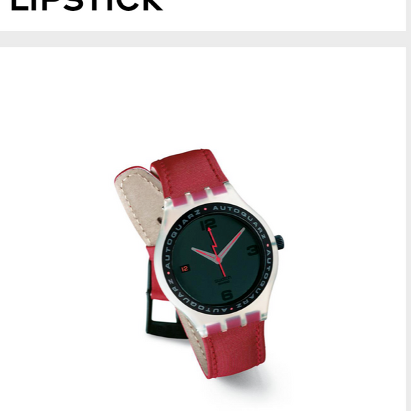 Swatch Auto Quartz Lipstick Red Wristwatch 2004 | WatchCharts