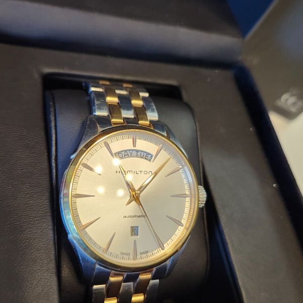 HAMILTON day date Jazzmaster watch H4252550jm Jazz man | WatchCharts ...