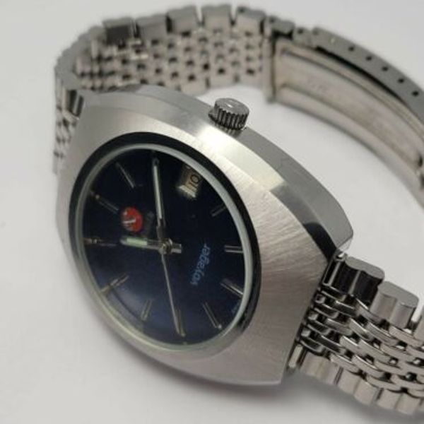 Vintage RADO Voyager Blue Dial Automatic , Gents Watch, Swiss made ...