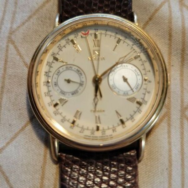 MEN'S VINTAGE NOBLIA CITIZEN 6355 G30350 Perpetual Calendar Watch For ...