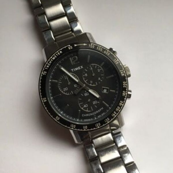 TIMEX STAINLESS STEEL CHRONOGRAPH GENTS WRISTWATCH | WatchCharts ...