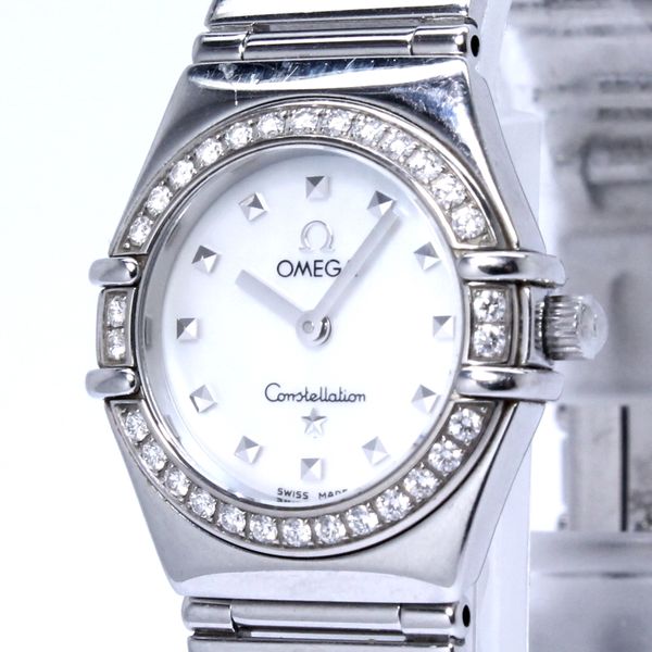 [Used] Omega Constellation Mini My Choice Ladies Watch Genuine Diamond ...