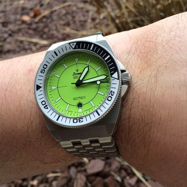 SOLD: Stowa Pro Diver Limette 95% | WatchCharts Marketplace