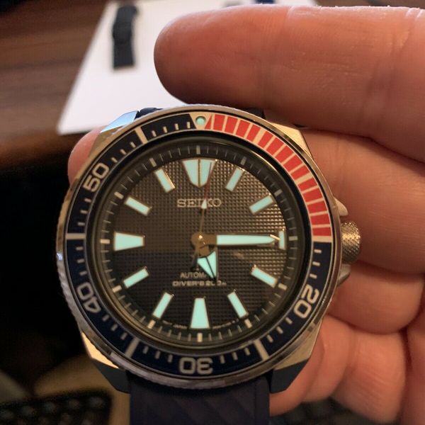 Seiko SRPB53 (Samurai) Wrist Watch for Men- Blue Face | WatchCharts ...