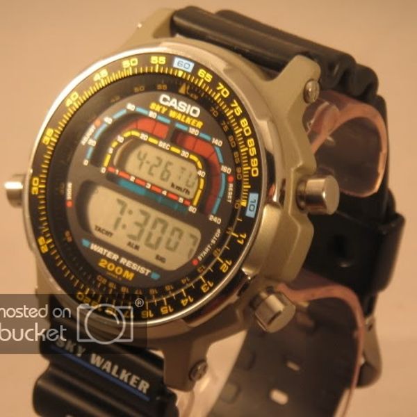 Casio Skywalker DW-4000 LNIB Original Casio Box/Hang Tag/Instruction ...