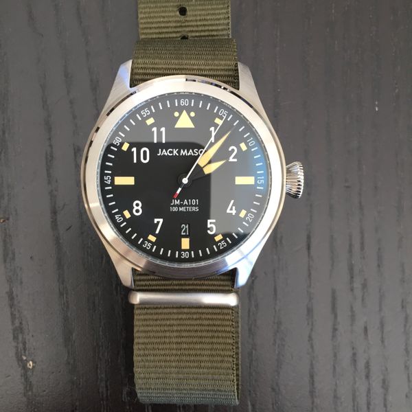 [WTS] Jack Mason 42mm Aviator with NATO Strap | WatchCharts Marketplace
