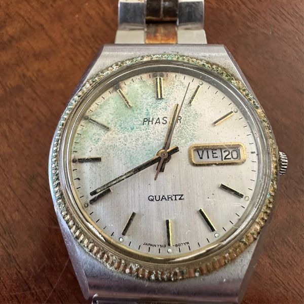 Vintage Phasar by Seiko Classic Day Dat Japan Watch Y513-807YR Watch ...