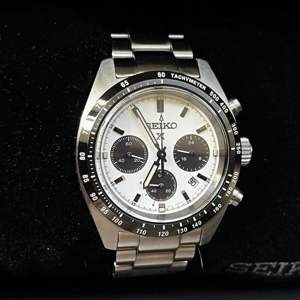 Seiko Speed Timer Prospex White Men's Watch - SSC813 | WatchCharts ...