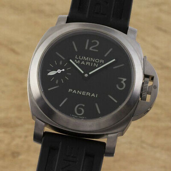 Panerai Luminor Marina Handaufzug Titan Ref. PAM177 Full Set VP: 6800 ...