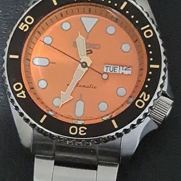 Seiko 5 Sports Orange Men's Automatic Watch - SRPD59K1 | WatchCharts ...