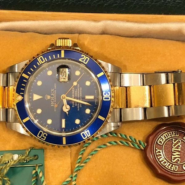 Rolex submariner blue dial R16613360B9315 | WatchCharts Marketplace