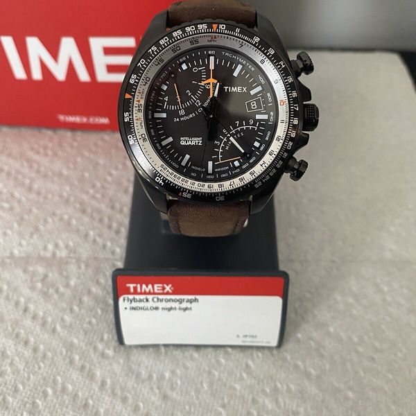 Timex Intelligent Quartz Fly-Back Chronograph-Fully Functional-New Old ...