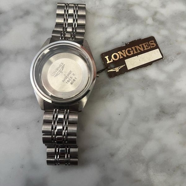 Vintage Longines Case And Bracelet Old Stock,Ref Number 1563 2 ...