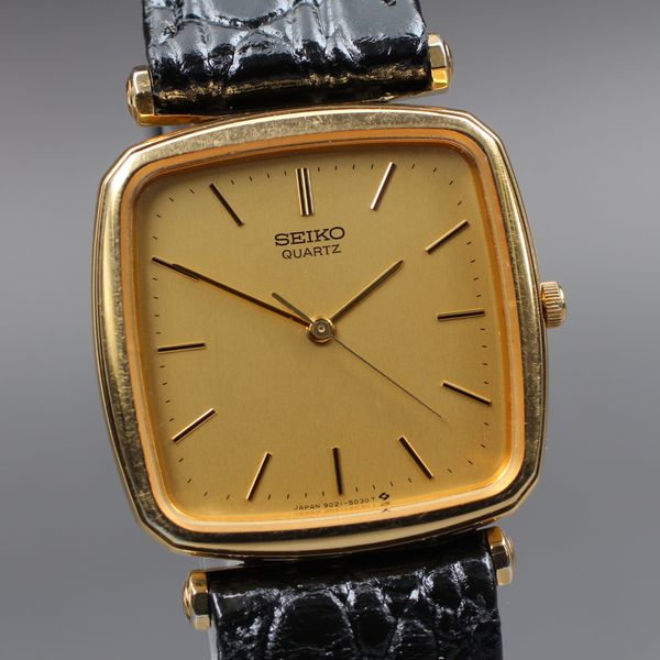 Vintage 1983 [Exc+5] Seiko Chariot 9021-5020 SGP Gold Quartz Mens Watch JAPAN | WatchCharts ...