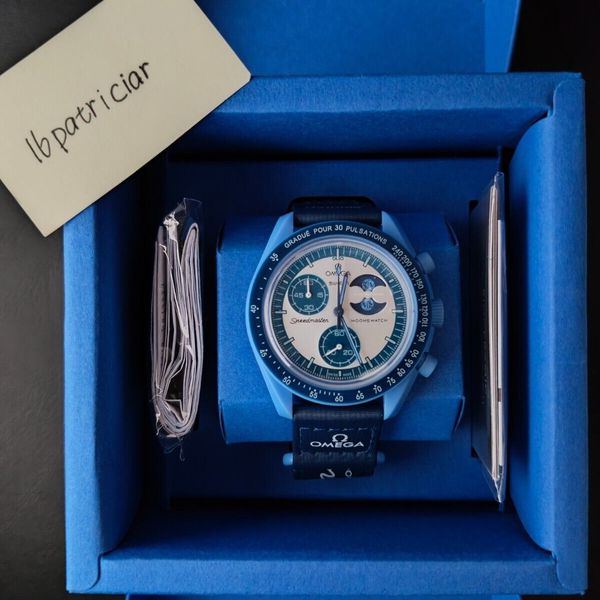 Swatch #Moons watch MISSION TO THE SUPER BLUE MOON PHASE | WatchCharts ...