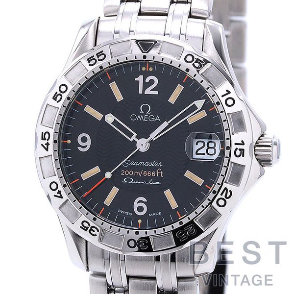 Omega [OMEGA] Seamaster 200M Omegamatic 2514.50 Men's Black Stainless ...