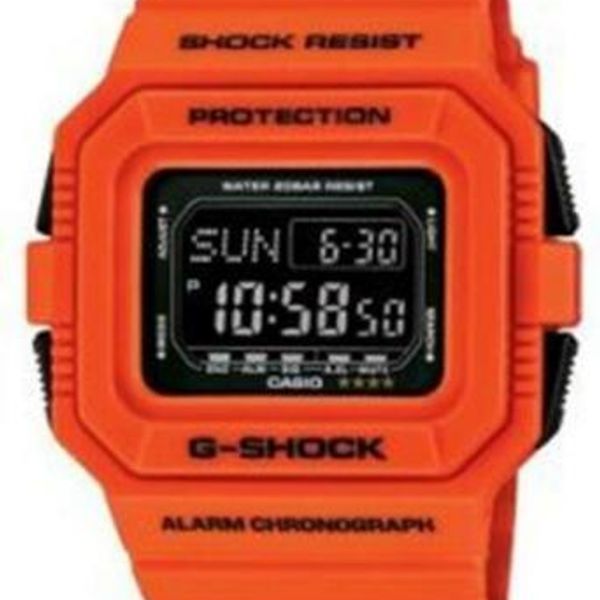 Casio G-Shock Rescue Orange Series Digital Men's Wrist Watch DW-D5500MR ...